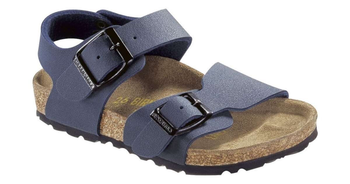 Birkenstock New York Kids gyerek szandál normál fazonban - kék | Pepita.hu