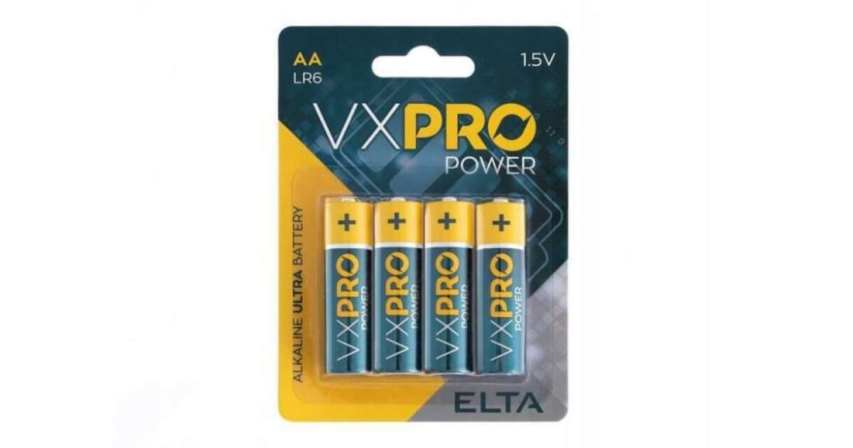 AA elem, Alkaline Ultra Digital, LR6, 4db, 1,5V | Pepita.hu