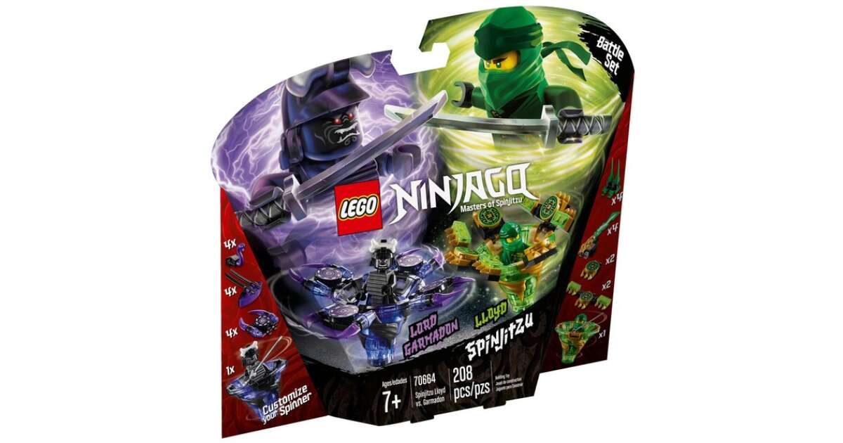 LEGO® Ninjago Spinjitzu Lloyd és Garmadon 70664 | Pepita.hu