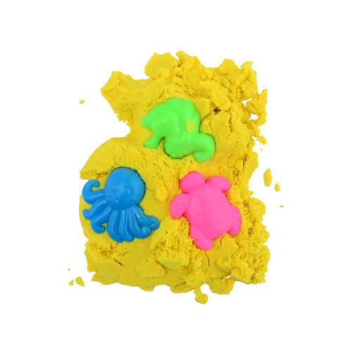 Nisip kinetic (150 g) + 3 forme, 6 tipuri | Pepita.com