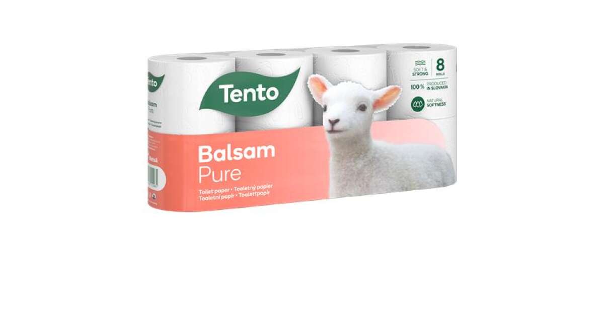 Tento Balsam Pure 3 Ply Toilet Paper 8 rolls | Pepita.com