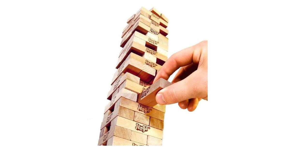 Hasbro: Joc de societate Jenga - în limba maghiară | Pepita.com