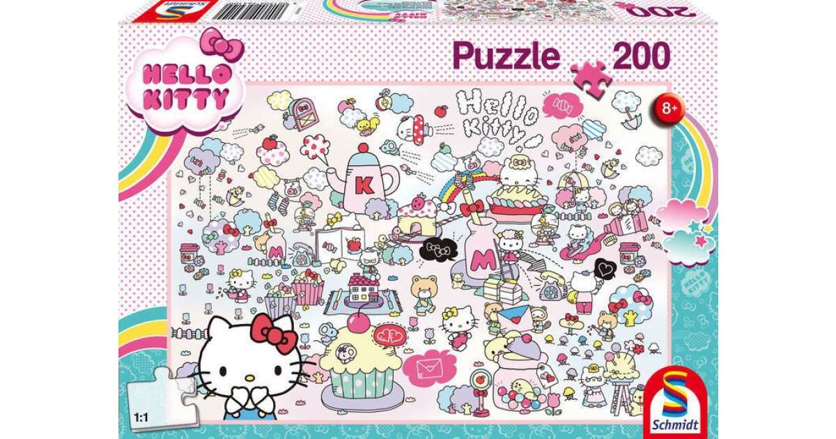Schmidt Hello Kitty, Kitty világa, 200 db-os puzzle (56410) | Pepita.hu