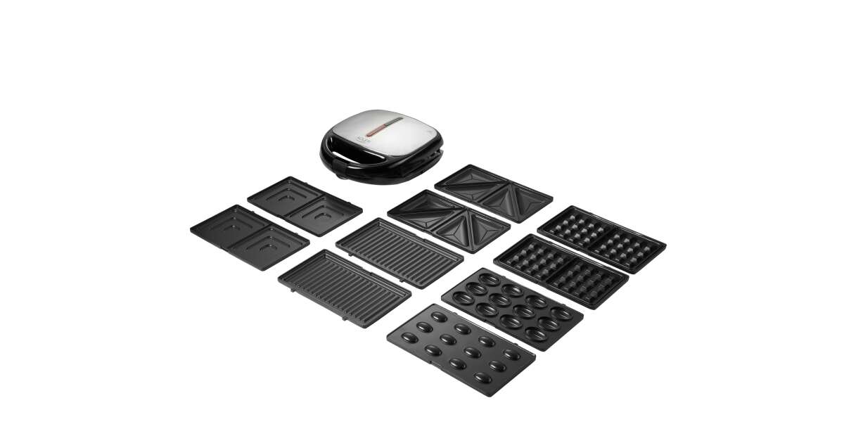 Multifunkciós sütő - 5 az 1-ben - szendvics-, gofrisütő - 1200W | Pepita.hu