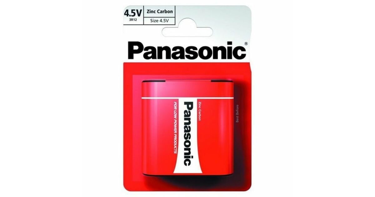 Panasonic 3R12 Cink-Karbon Elem - 4.5V - 1 db | Pepita.hu