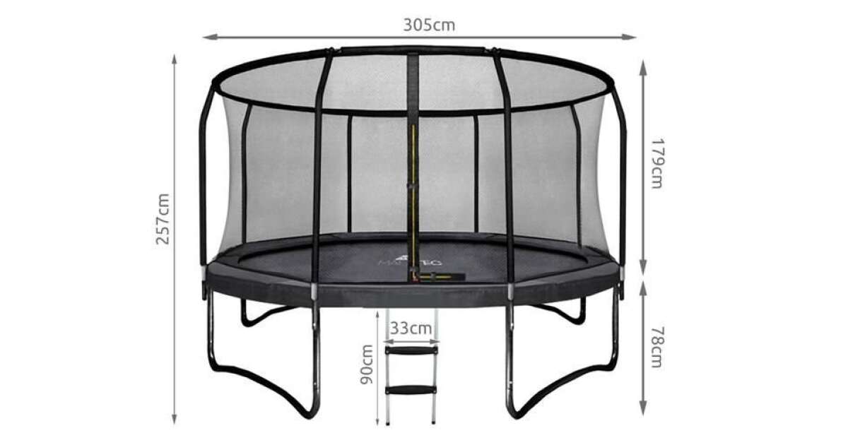 Kerti trambulin 305cm HQ- ext. háló | Pepita.hu