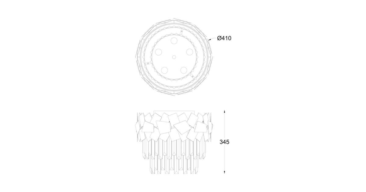 Zuma Line C0506-05A-B5E3 Quasar mennyezeti lámpa | Pepita.hu