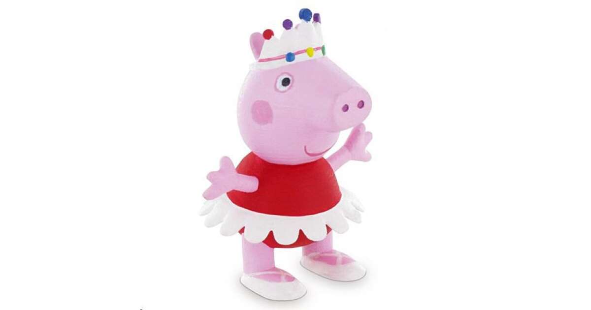 Peppa Malac Balerina Figura - 9 cm | Pepita.hu