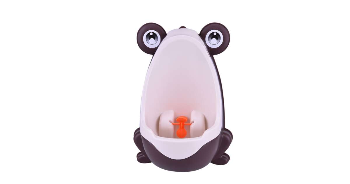 Gyermek piszoár, baba piszoár, fali piszoár gyerekeknek Kávébarna ...