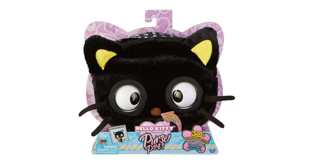 Spin Master Purse Pets Táska - Chococat #fekete | Pepita.hu