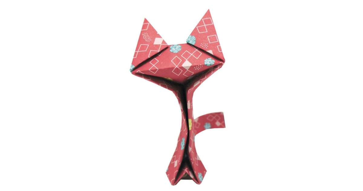 Fridolin Funny Origami - Macska, origami papír készlet | Pepita.hu