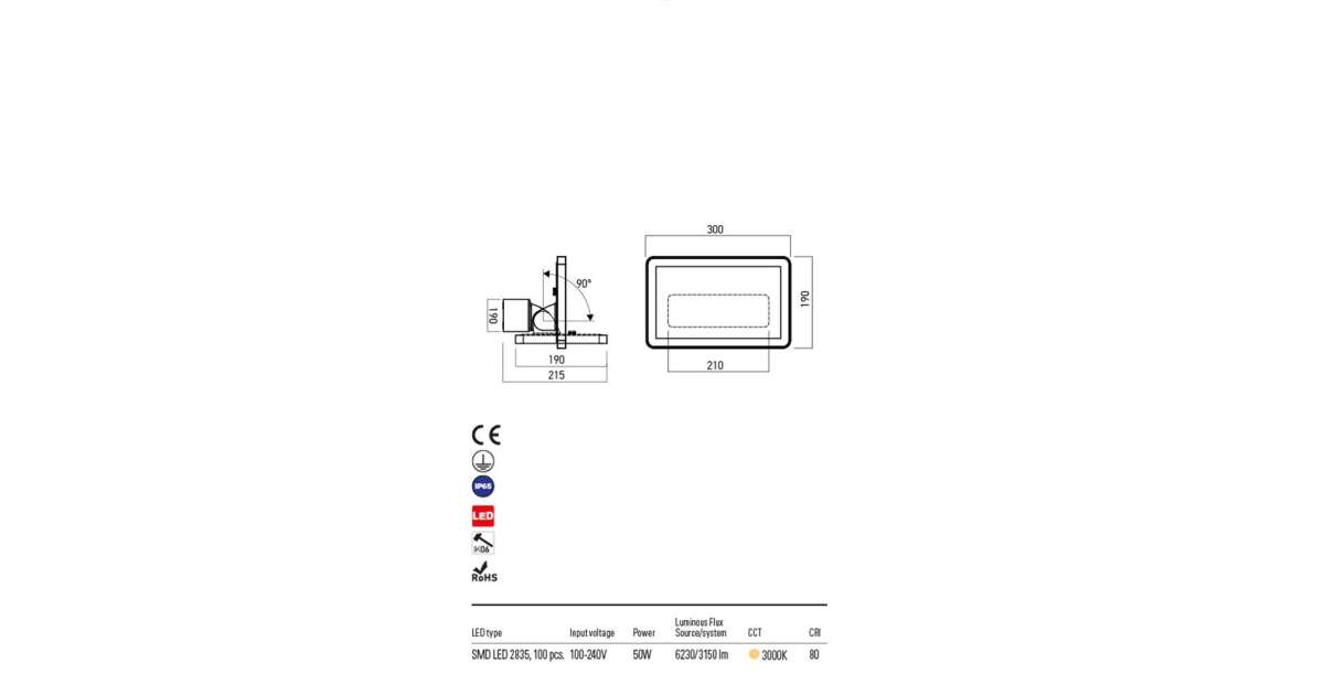 Redo 90244 Flux kültéri fali/mennyezeti lámpa | Pepita.hu