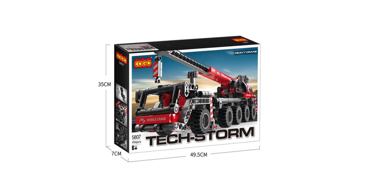 COGO® 5807 | lego-technic-kompatibilis építőjáték | 456 db építőkocka ...