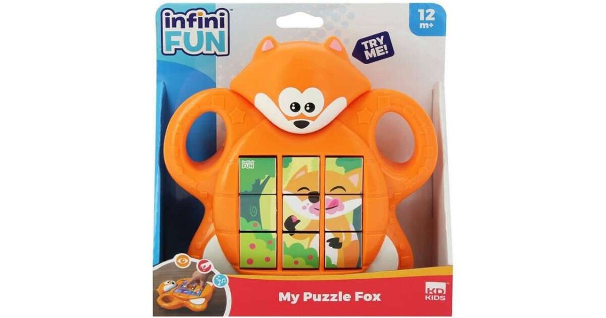Infini Fun zenélő róka kirakós kicsiknek | Pepita.hu