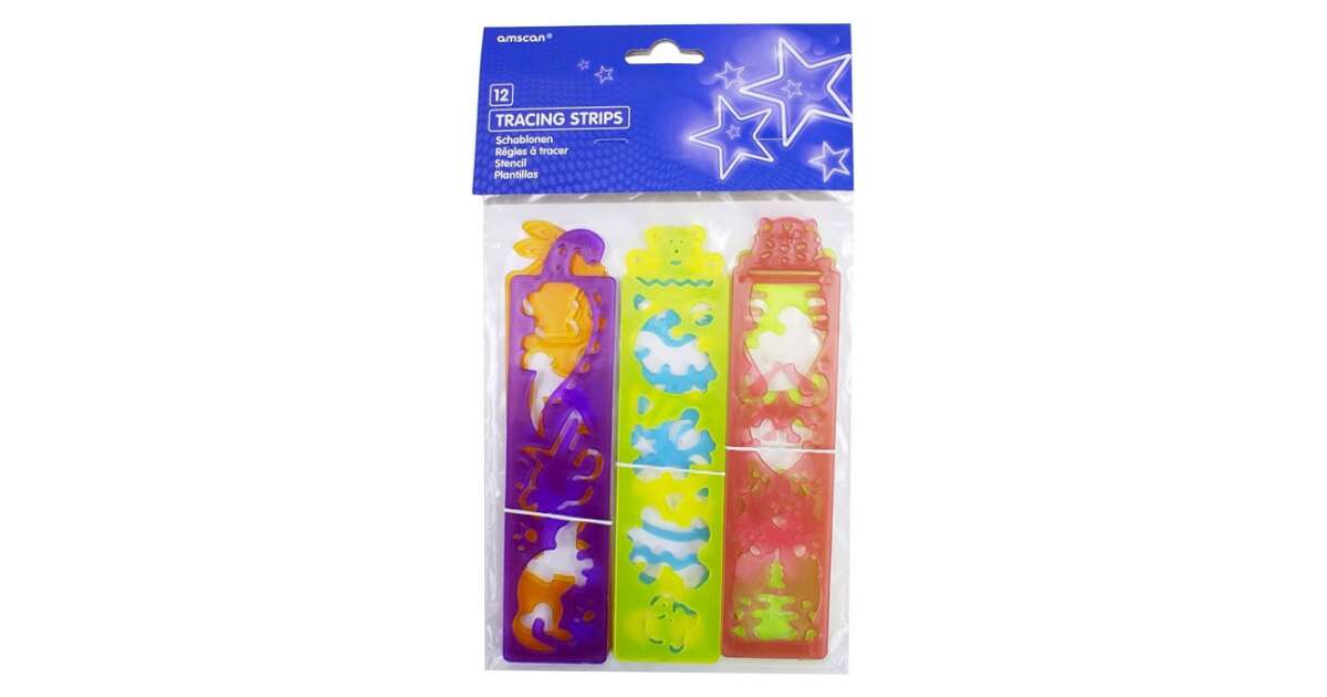 Amscan rajz sablon csomag – 12 db | Pepita.hu