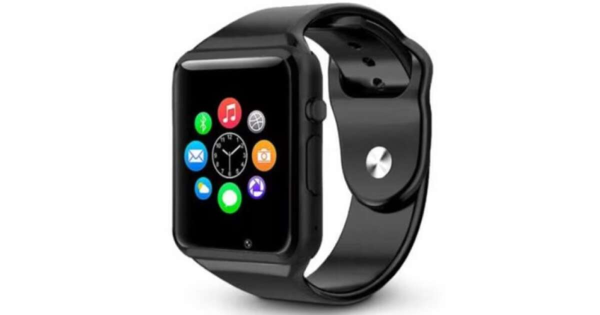 AlphaOne Magyar nyelvű okos óra Sim kártyás A1 Fekete | Pepita.hu