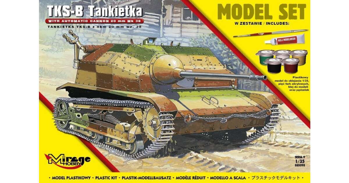 TKS-B lengyel tankett NKM-mel 20 mm wz. 38 | Pepita.hu