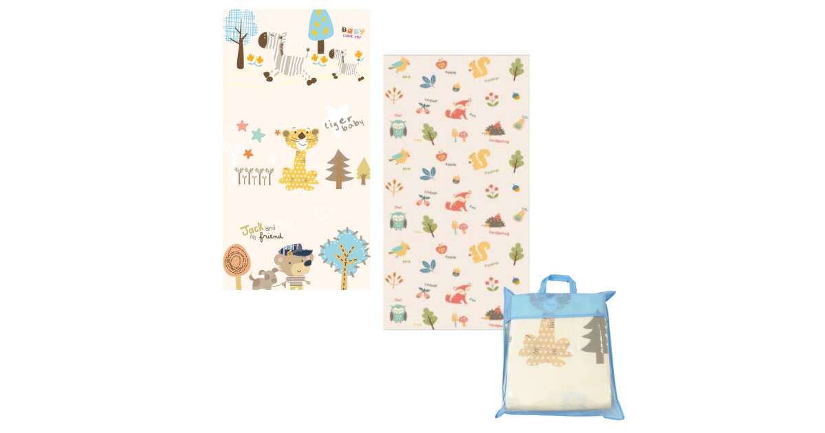 LittleONE by Pepita giant double sided play mat 120x180cm - Pastel ...