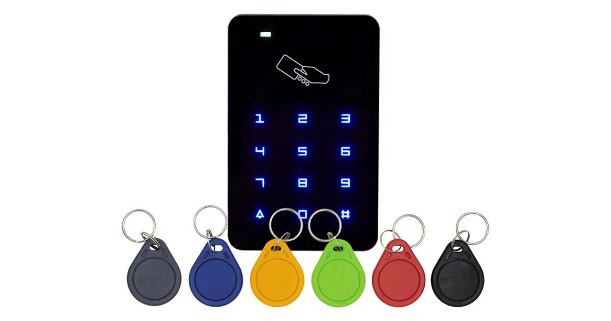 Kódzár és RFID olvasó, beltéri, 125KHz-es, érintőgombos | Pepita.hu