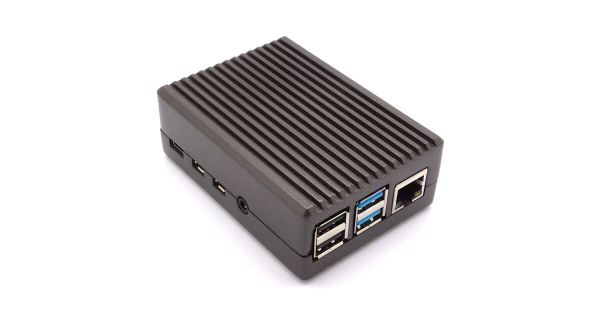 BERRYBASE Alumínium ház Raspberry Pi 4 Model B számára | Pepita.hu