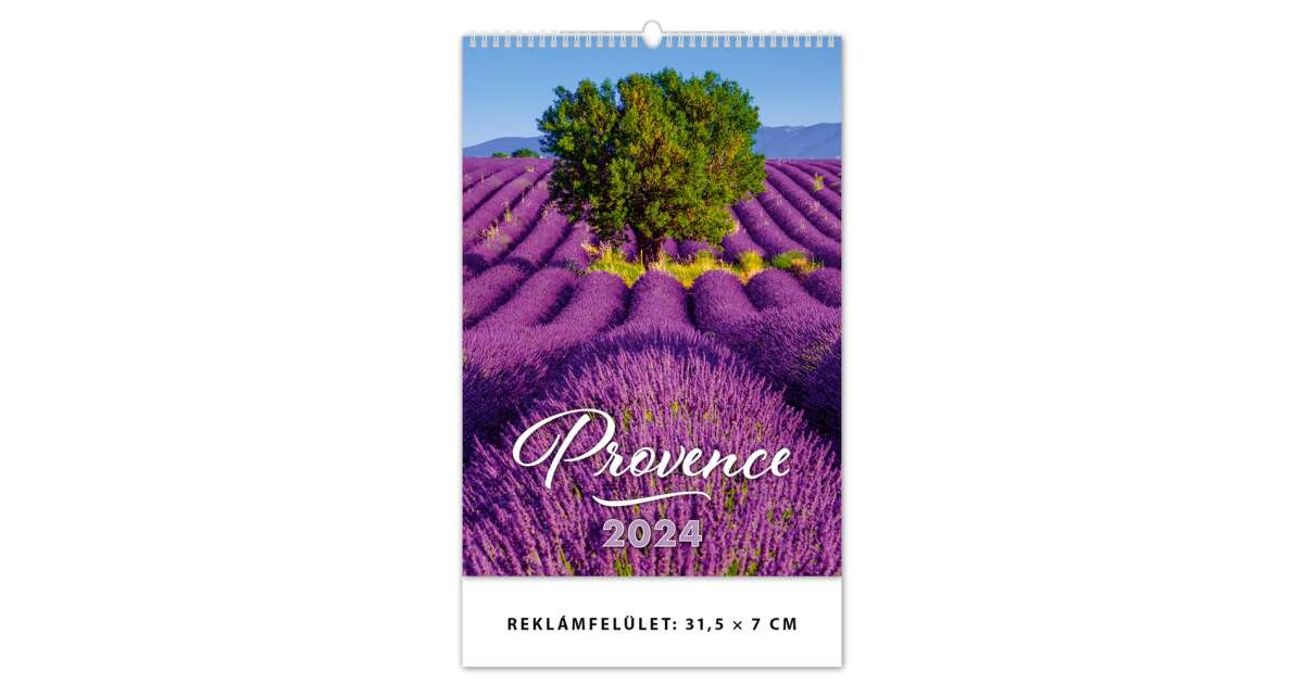 Falinaptár képes 315 × 450 mm provence dayliner 2024. | Pepita.hu