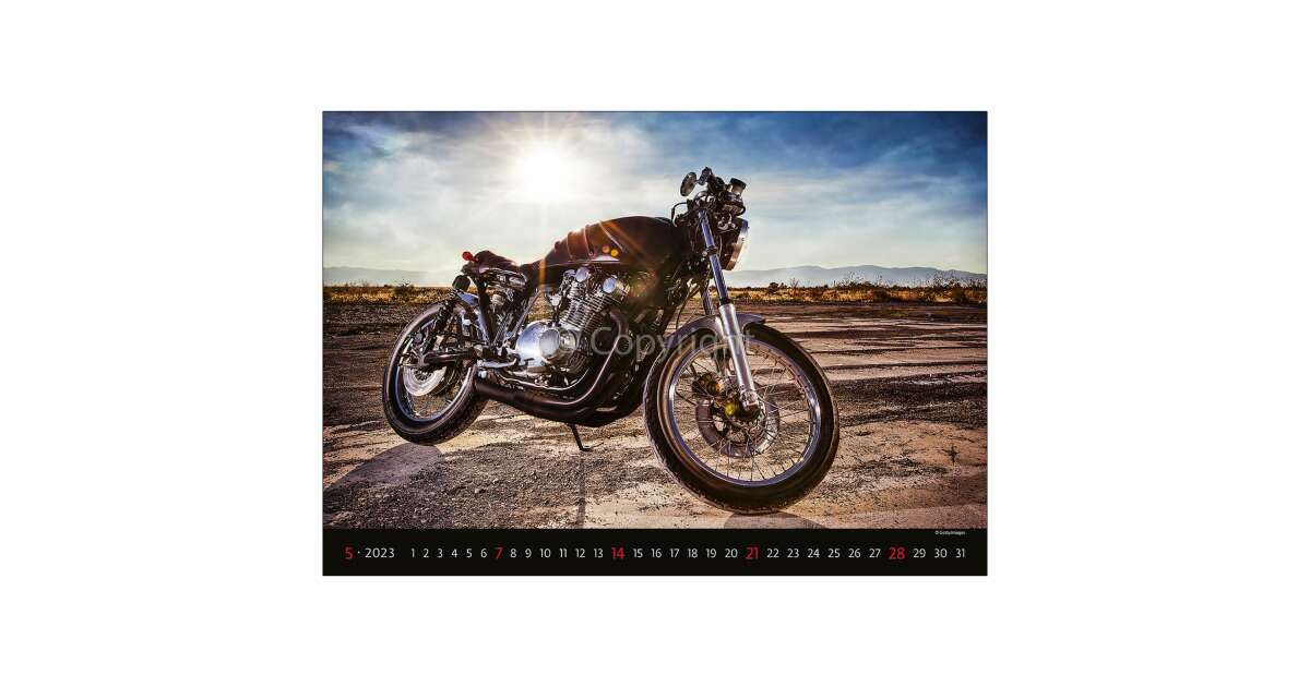 Kalendarz ścienny ze zdjęciem 450 × 315 mm good old bikes dayliner 2024 ...