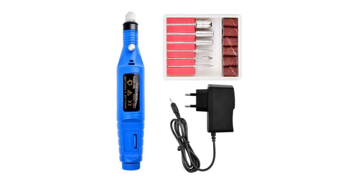 Elektromos mini körömcsiszoló gép | Pepita.hu