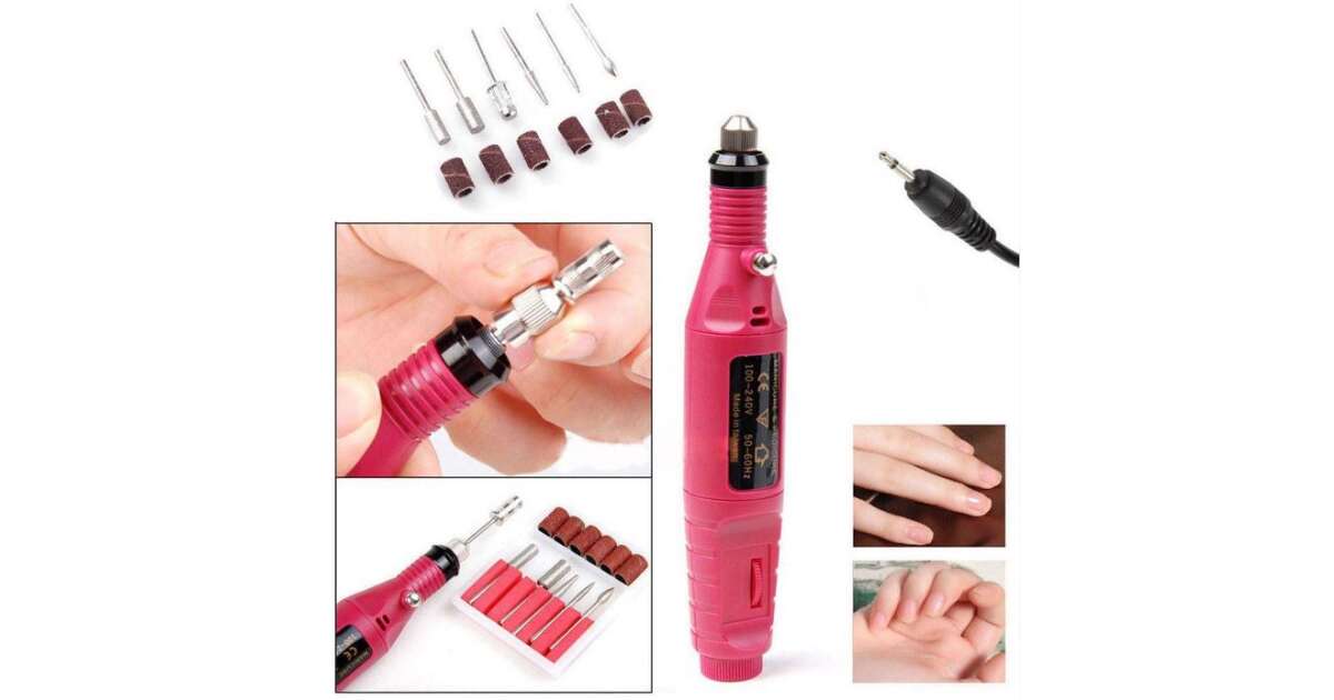 Elektromos mini körömcsiszoló gép | Pepita.hu