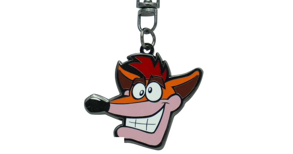 Crash Bandicoot Fém Kulcstartó | Pepita.hu