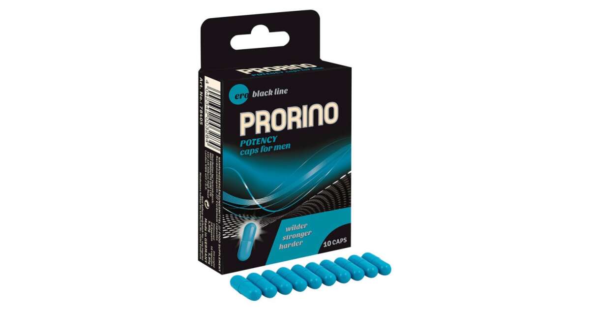 PRORINO Potency Caps for men- Potencianövelő kapszula férfiaknak 10 DB ...