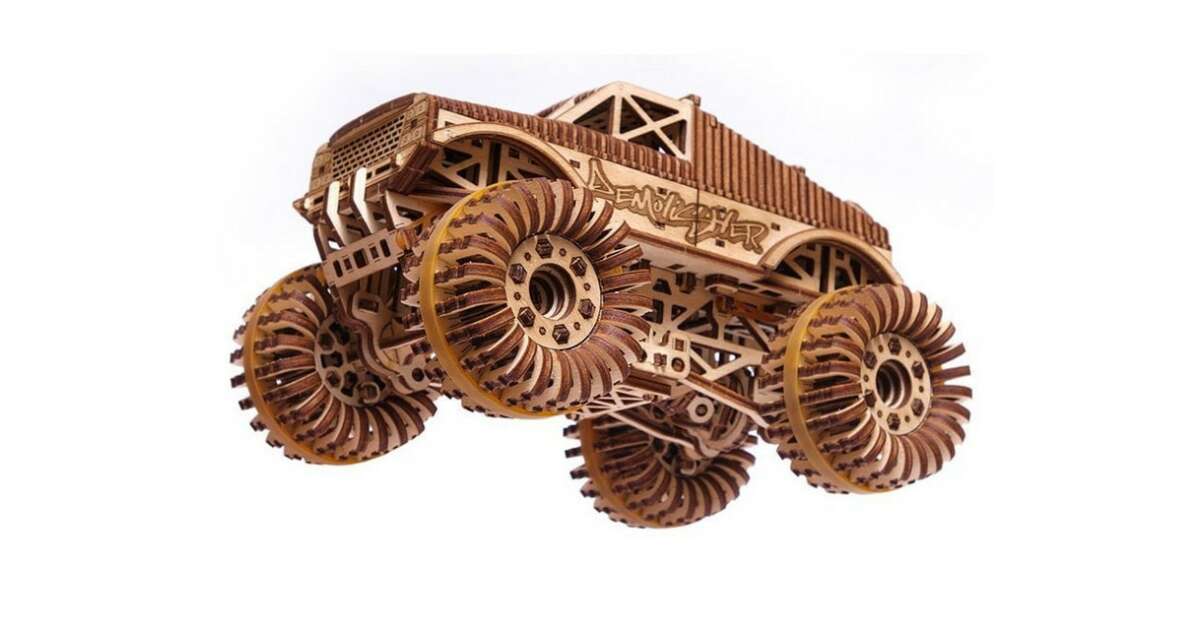 Wood Trick Monster Truck 3D fa mechanikus modell | Pepita.hu