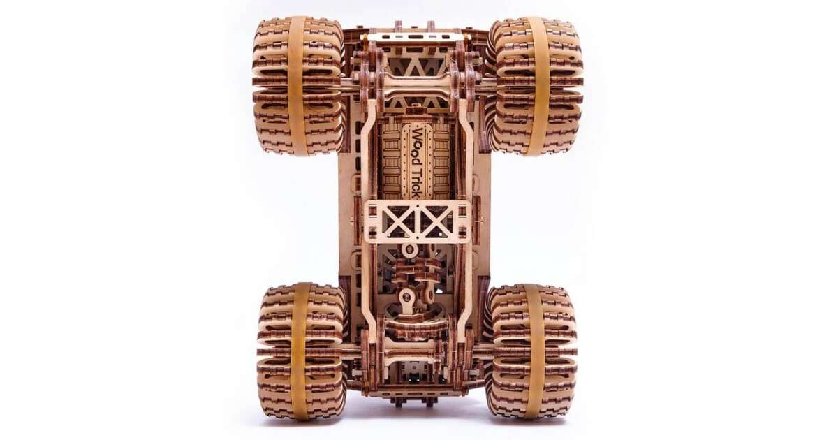 Wood Trick Monster Truck 3D fa mechanikus modell | Pepita.hu