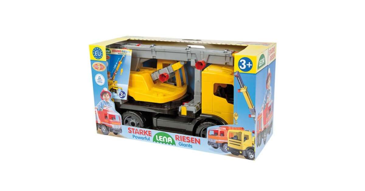 Lena Óriás Darus autó,150cm-re kitolható daruval, stabilizáló talpakkal ...