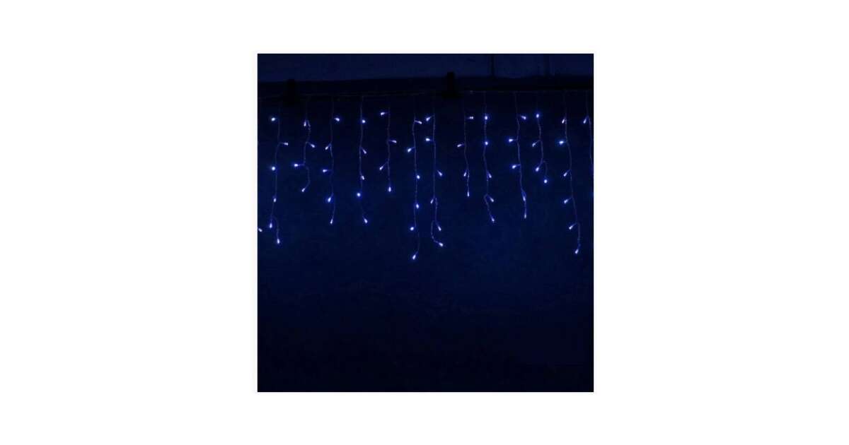 Fényfüzér 180db LED izzóval 8,5m, vezetékes , kék | Pepita.hu