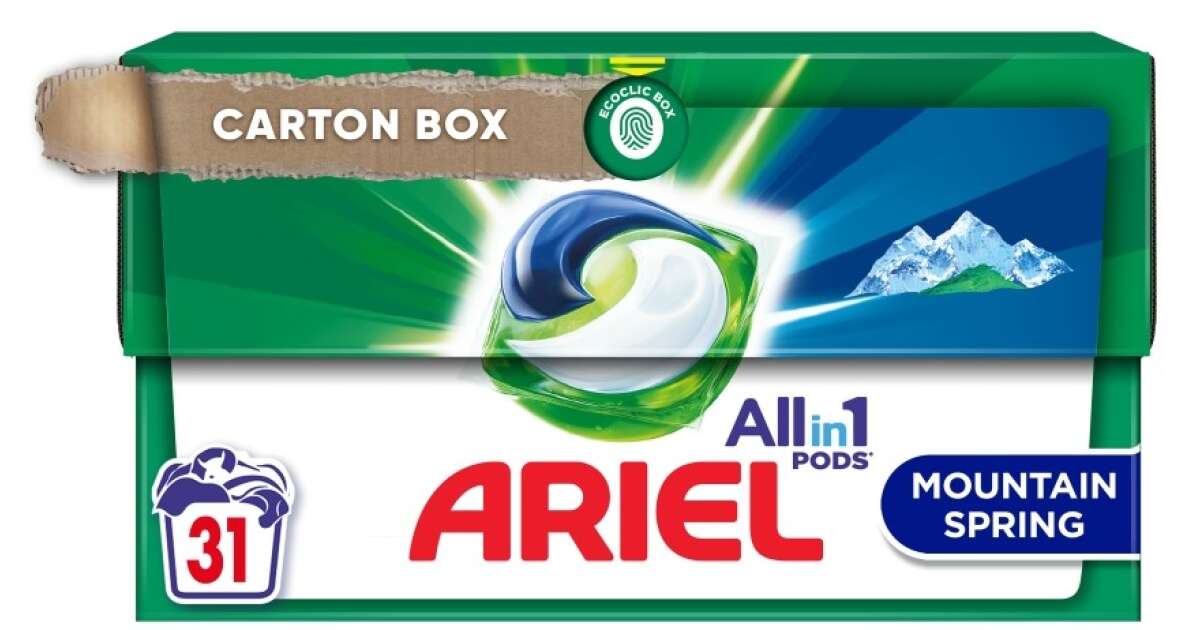 Ariel Allin1 Pods Mountain Spring Mosókapszula 2x31mosás | Pepita.hu