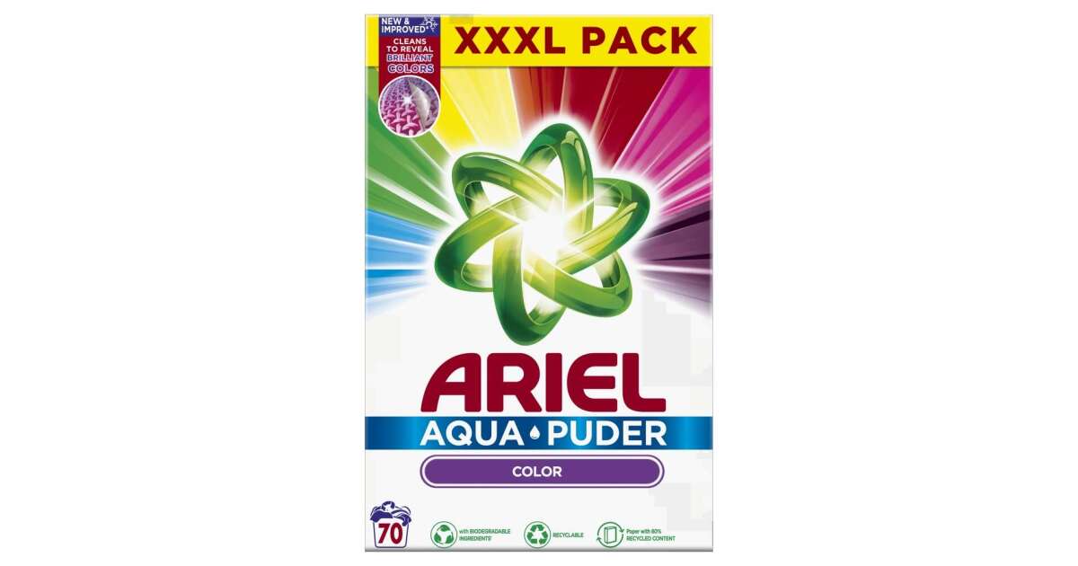 Ariel Color Mosópor 140 mosáshoz 2x4,55kg | Pepita.hu