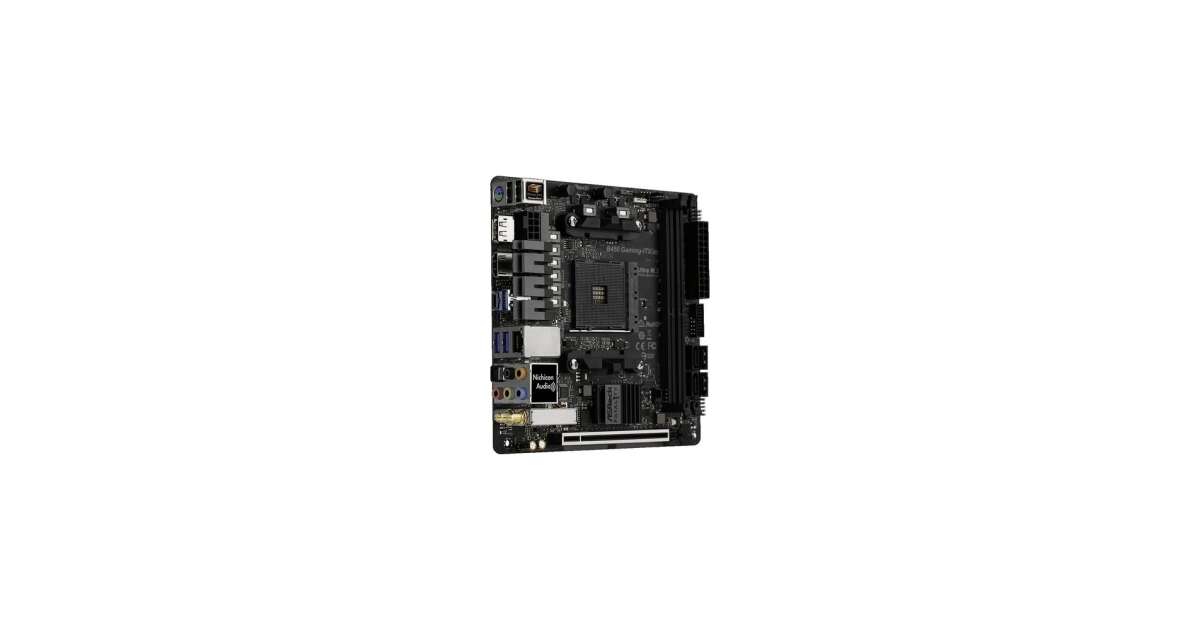 Asrock Fatal1ty B450 Gaming-ITX/ac AMD B450 AM4 foglalat mini ITX ...