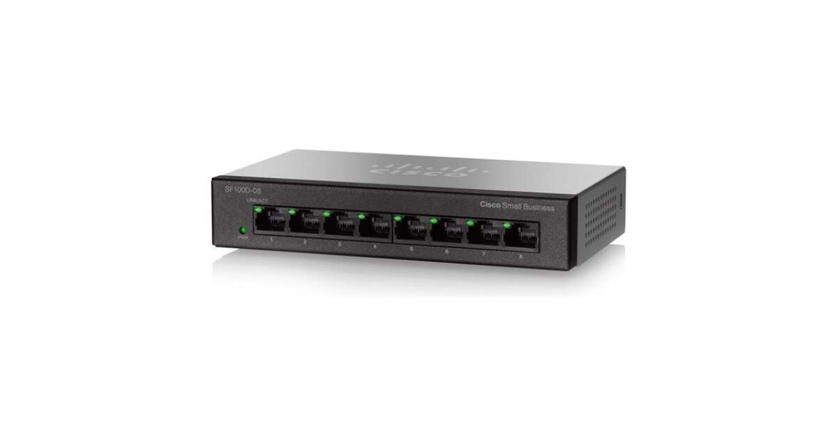 CISCO Switch 8 port - SF110D-08 | Pepita.hu