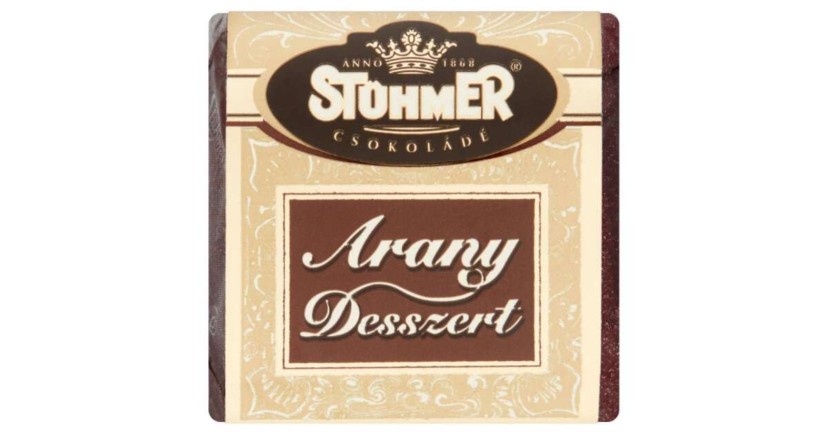 Stühmer Arany Desszert Csokoládé - 30g | Pepita.hu