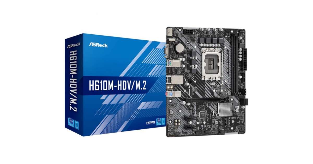 ASRock H610M-HDV/M.2 alaplap | Pepita.hu