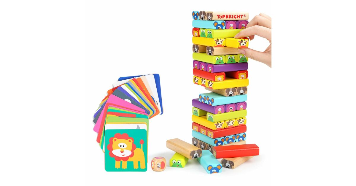 Der wackelige Turm - Fröhliche Tierchen | Pepita.com