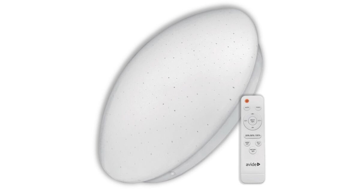 Avide LED Ceiling Light Stella-CCT 80W (40+40) with remote control ...