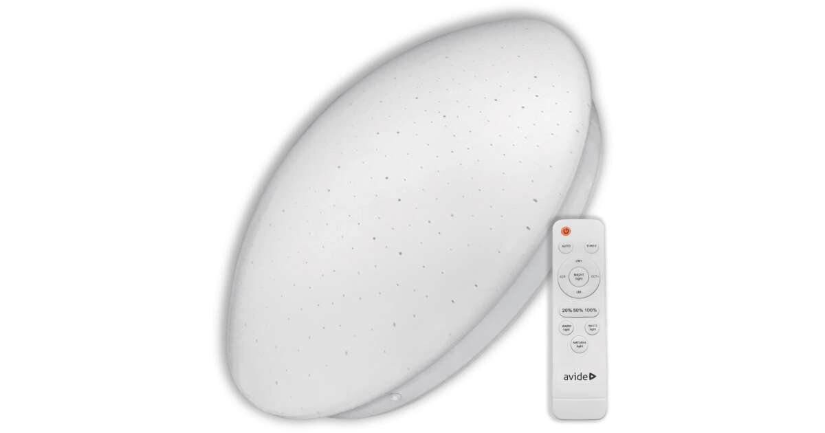 Avide LED Ceiling Light Stella-CCT 80W (40+40) with remote control ...