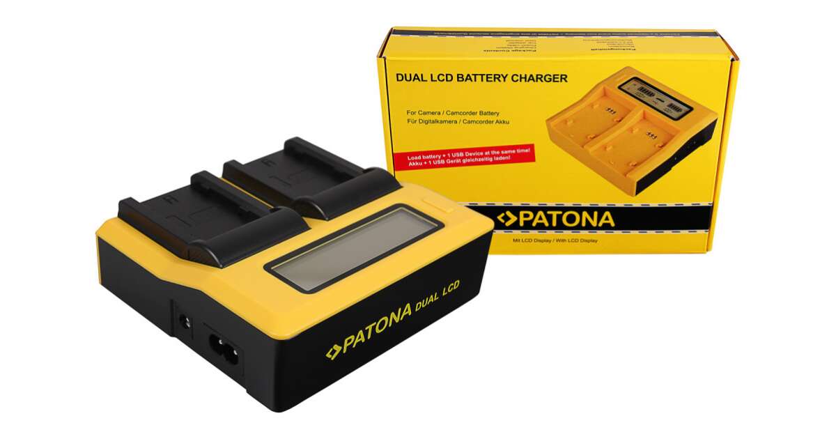 PATONA Dual LCD USB töltő Fuji NP-W235 Fujifilm XT-4 XT4 XT-4 | Pepita.hu