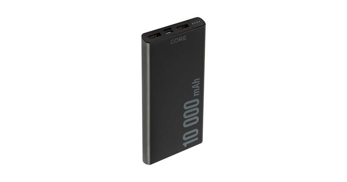 Forever Core power bank SPF-01 PD + QC 10000 mAh 18W fekete | Pepita.hu