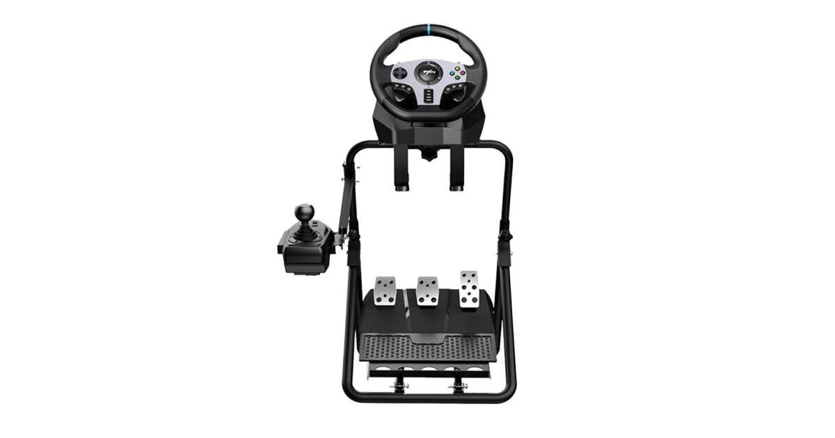 PXN-A9 Gamer steering wheel stand, Black | Pepita.com