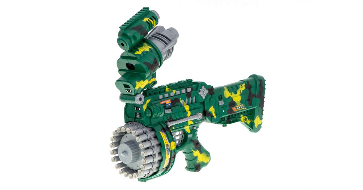 NERF Automata Játékgéppuska + Szemüveg + 40 db Szivacslövedék ...