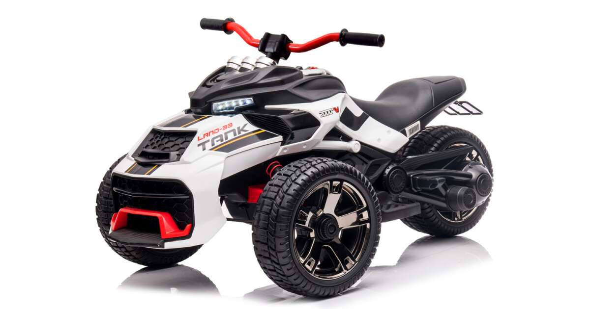 Land 33 Akkumulátoros gyerek motor #fehér | Pepita.hu