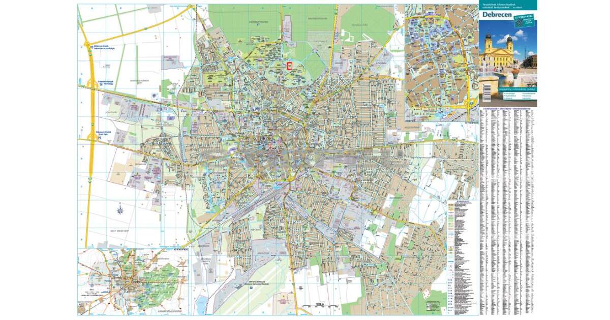 Debrecen város térképe 46901271