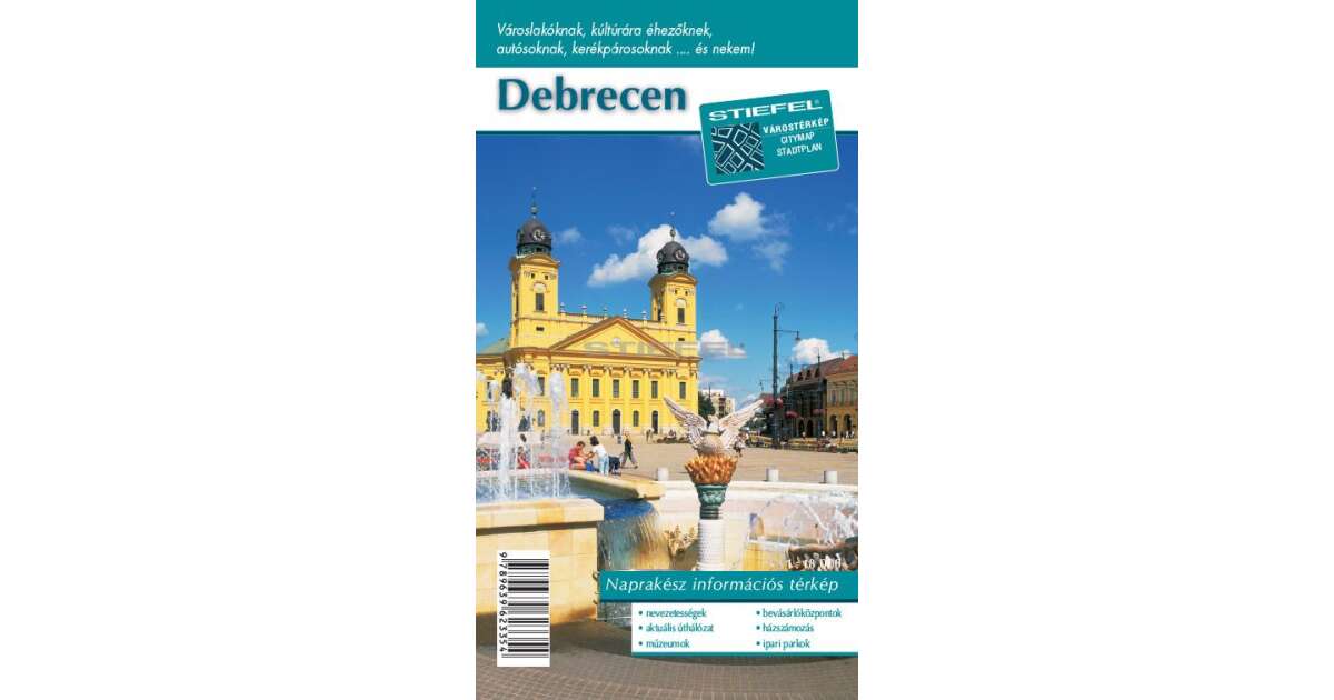 Debrecen várostérkép (hajtogatott, puhaborítós) | Pepita.hu